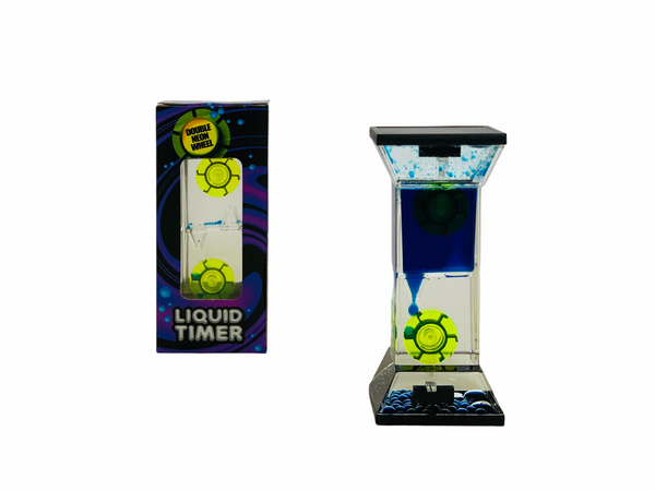 Double Neon Wheel Liquid Timer | Starfish Store